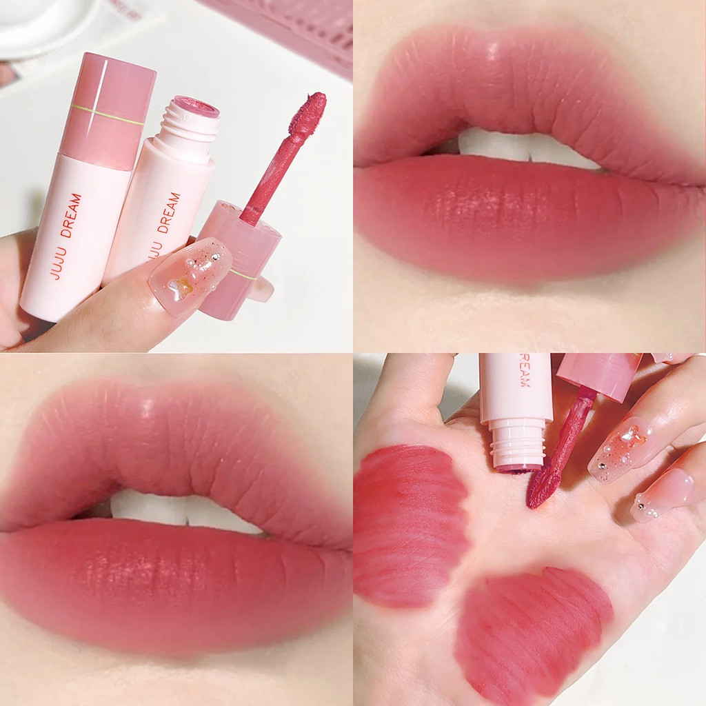 Soft mist milk coffee small milk tube lip glaze air-sensitive white ...