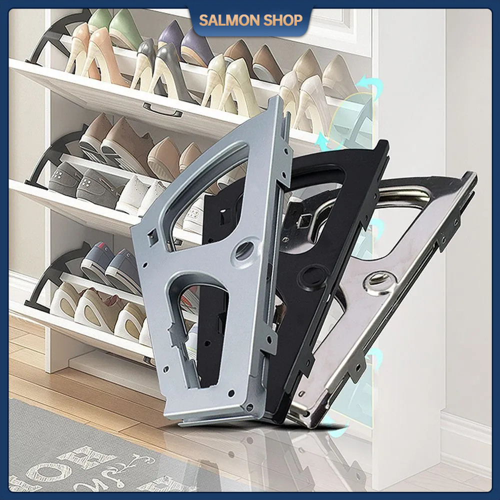 COD 2pcs/set Shoe Cabinet Flip Drawer Hinge Shoe Cabinet Rack Hinges 2/ ...