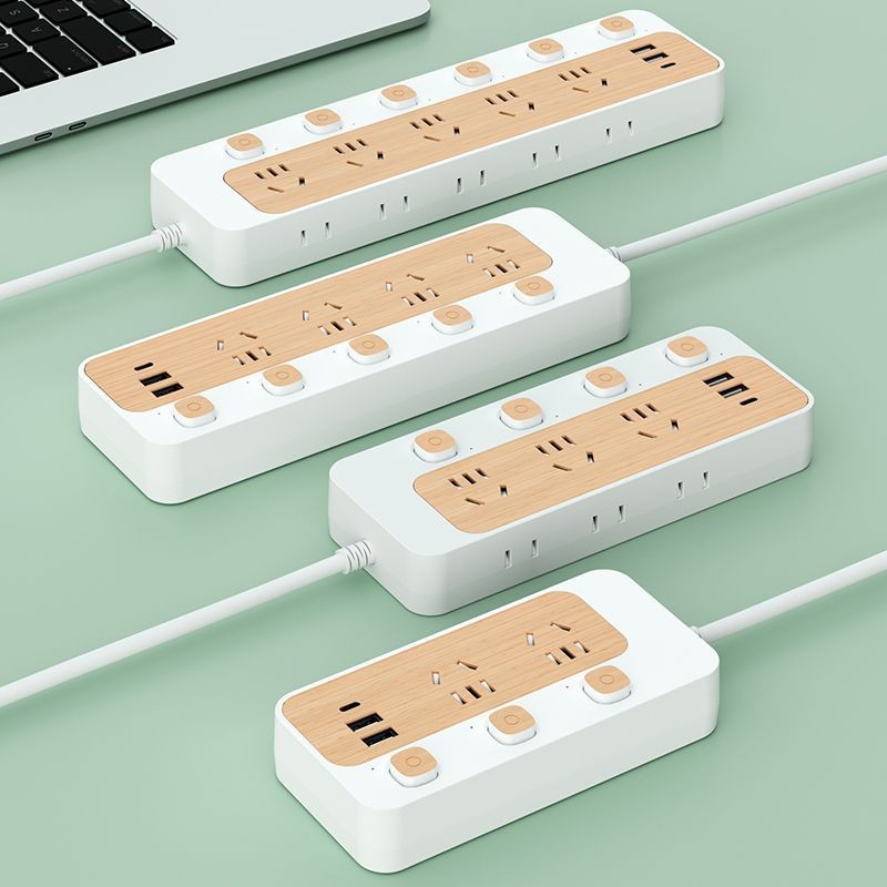 New National Standard Household Socket Copper Wire with USB Socket Multi-Switch Multi-Function ...