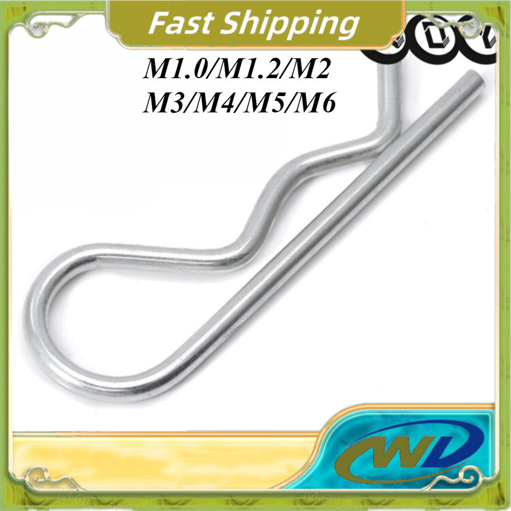 SS304 R Type Pin Spring Cotter Pin Wave B Type Cotter Pin Hair Clip ...