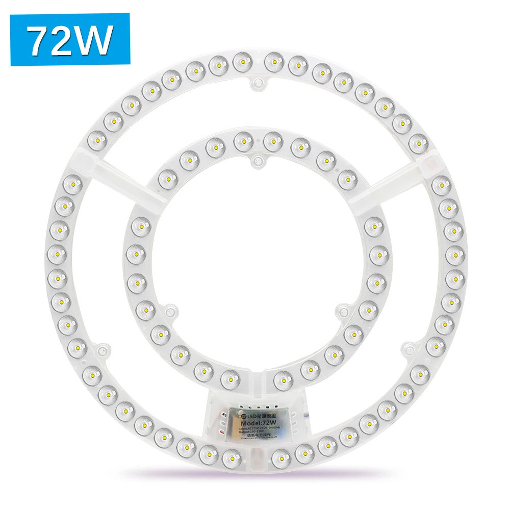 Led Panel 220V Ceiling Light Replacement Led Module 72W Round Circle ...