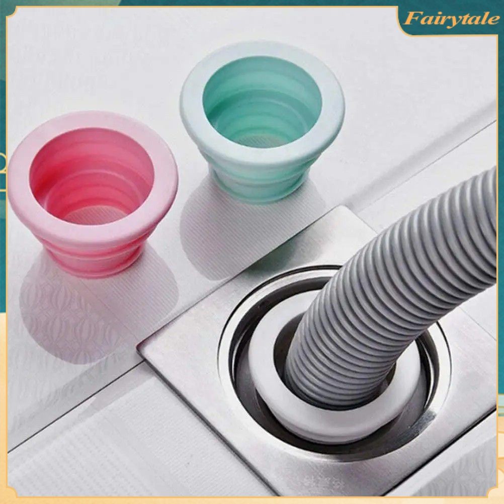 Plastic Drain Hose Wash Machine Connector Tools Sealing Plug Trap Anti ...