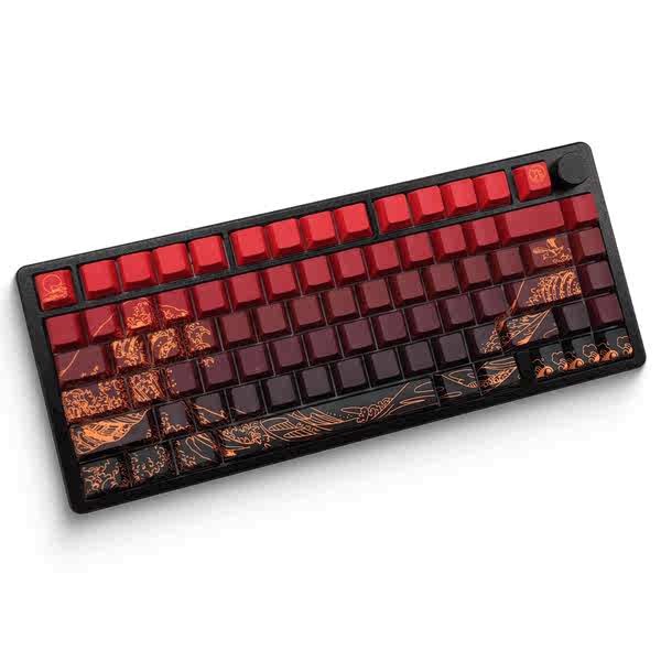 keycaps Ukiyo-e keycaps PBT side engraving original factory customized ...