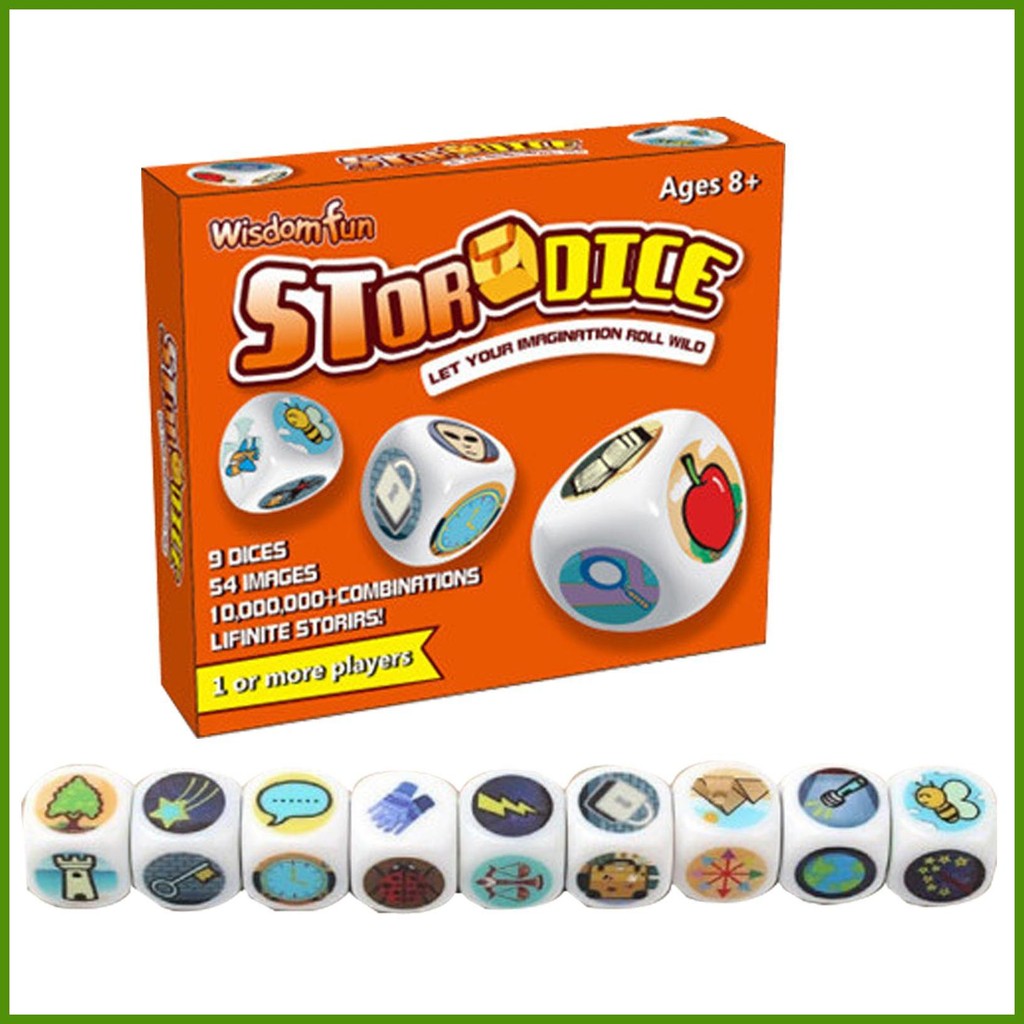 Story Cubes 9X Storytelling Cubes Unlimited Stories Combination 54 ...