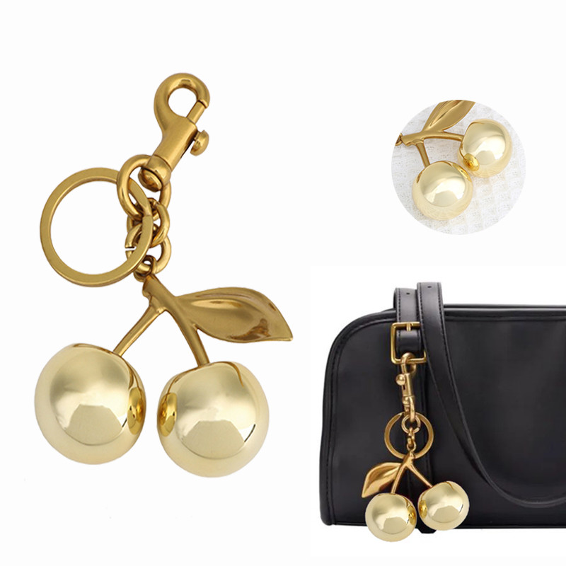 Handbag Pendant Keychain Cherry Bag Charm with Key Ring Women's ...