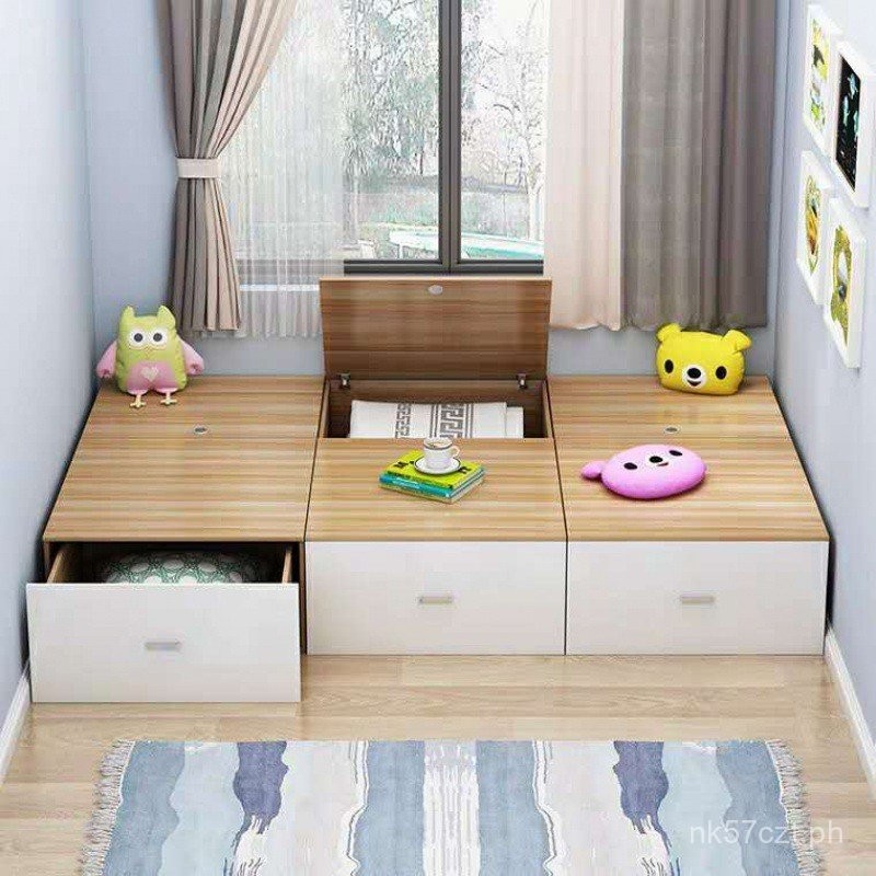 Bed Box Tatami Cabinet Integrated Storage Bed Plate Storage Bed Tatami ...