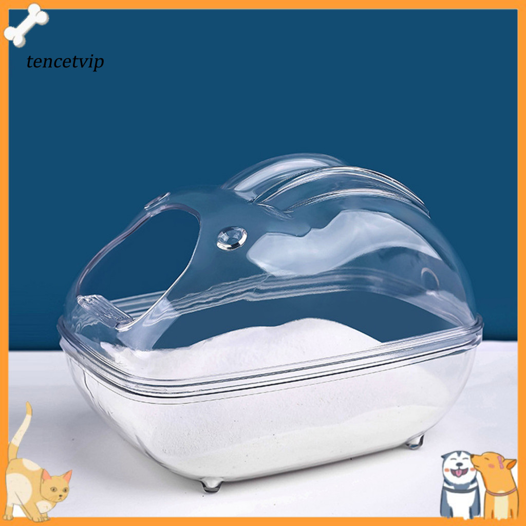 Vip Hamster Digging Sand Transparent Hamster Bathroom Box Anti-splash ...