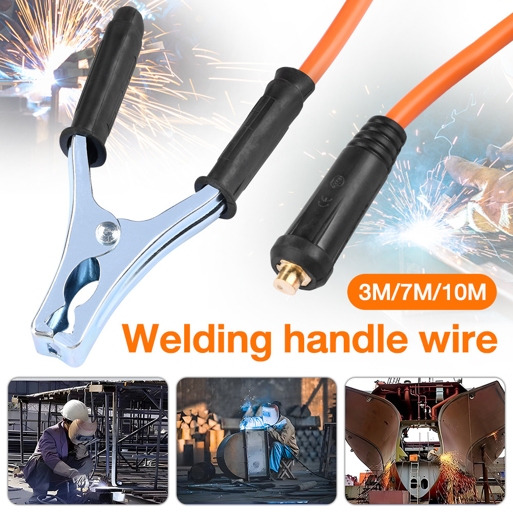 【COD】Welding Earth Clamp Clip Set Welding Machine Specific 300A For ...