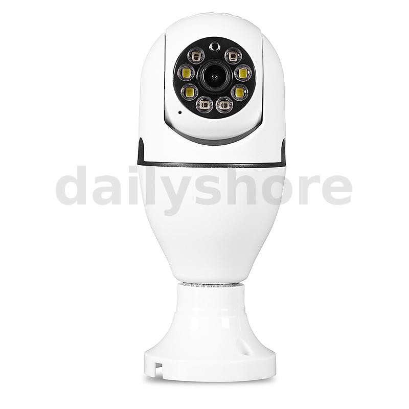 E27 Tuya Smart WiFi Bulb Camera 3MP HD Full Color Night Vision PTZ Cam ...