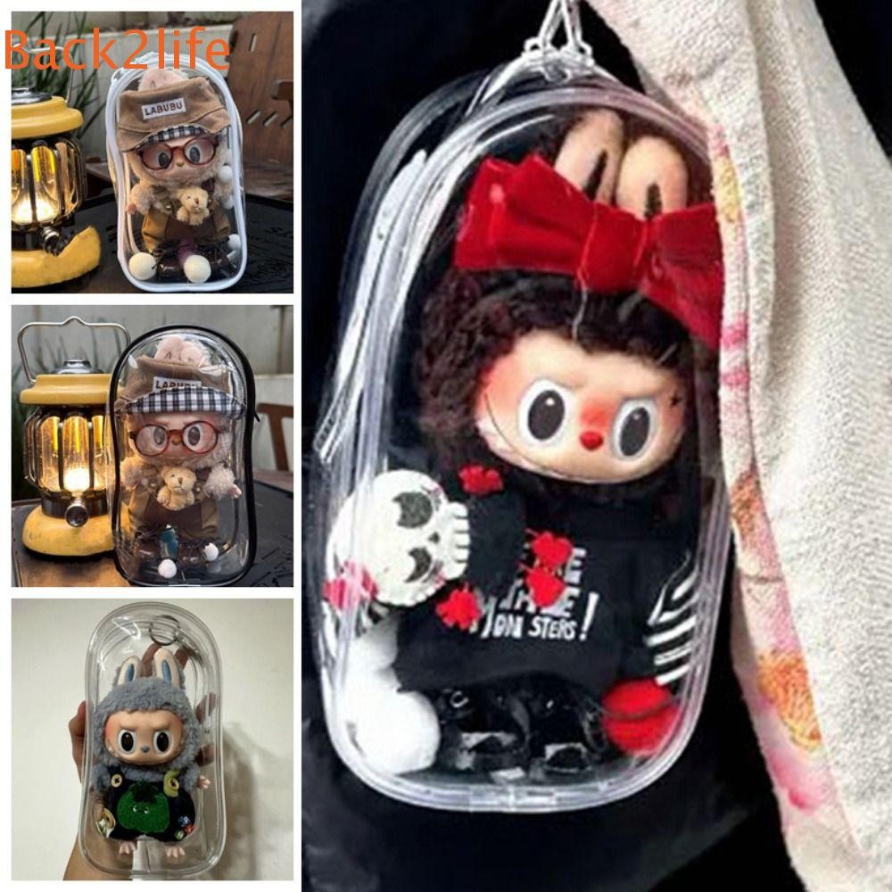 BACK2LIFE Labubu Time Doll Outgoing Bag, With Keychain Dust-proof ...