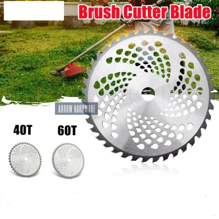 10" 255mm Round Grass Cutter Blade 40/60 Tooth Grass Trimmer Head ...