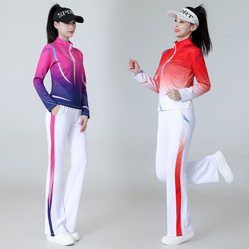 Square Dance Costume Female 2024 Suit Jiamusi Gymnastics Sports Running ...