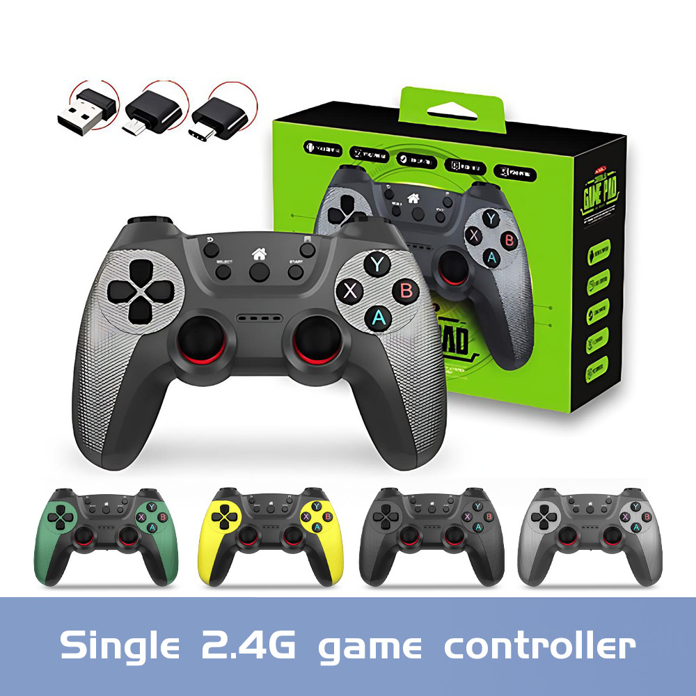 2.4G Wireless Gamepad For PS3/TV Box/ Android Phone PC Dual Joystick ...