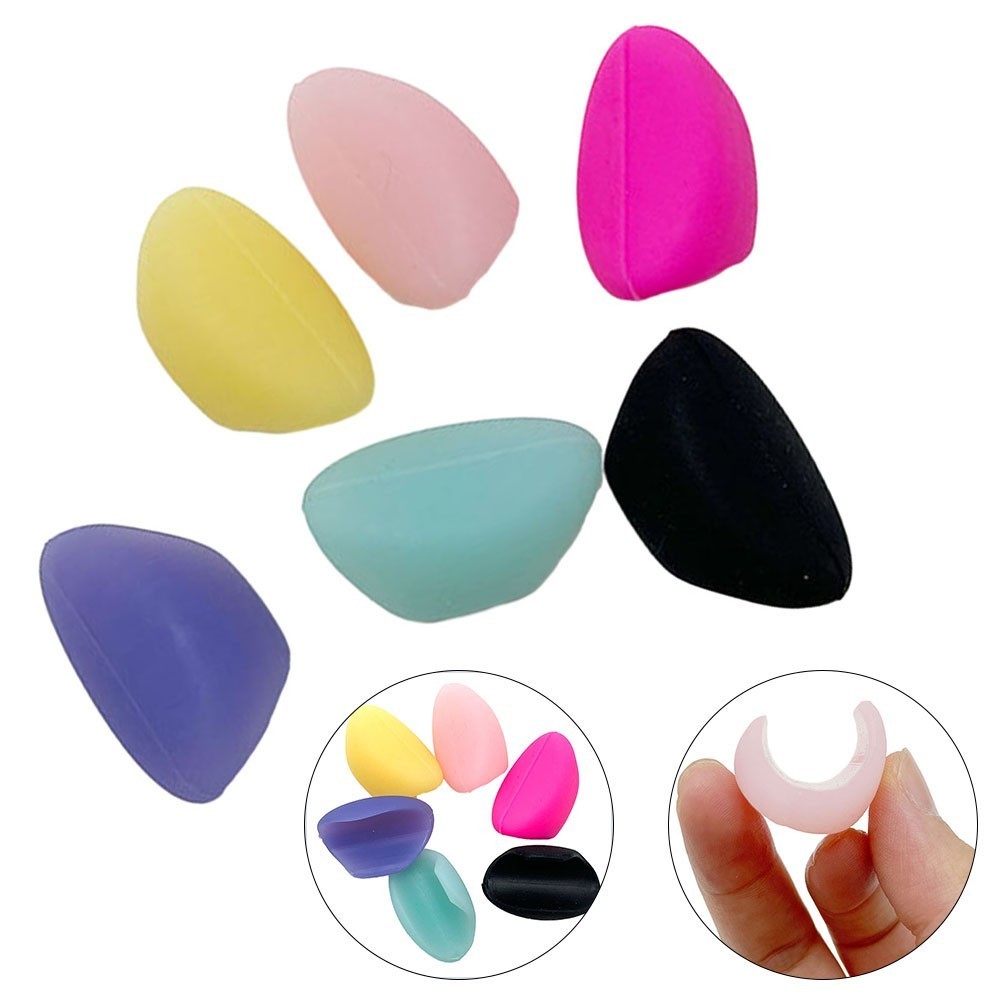 Flute Finger Rest Pink Purple Rose Red Silicone 10g 3*2*1cm Blue Brand ...