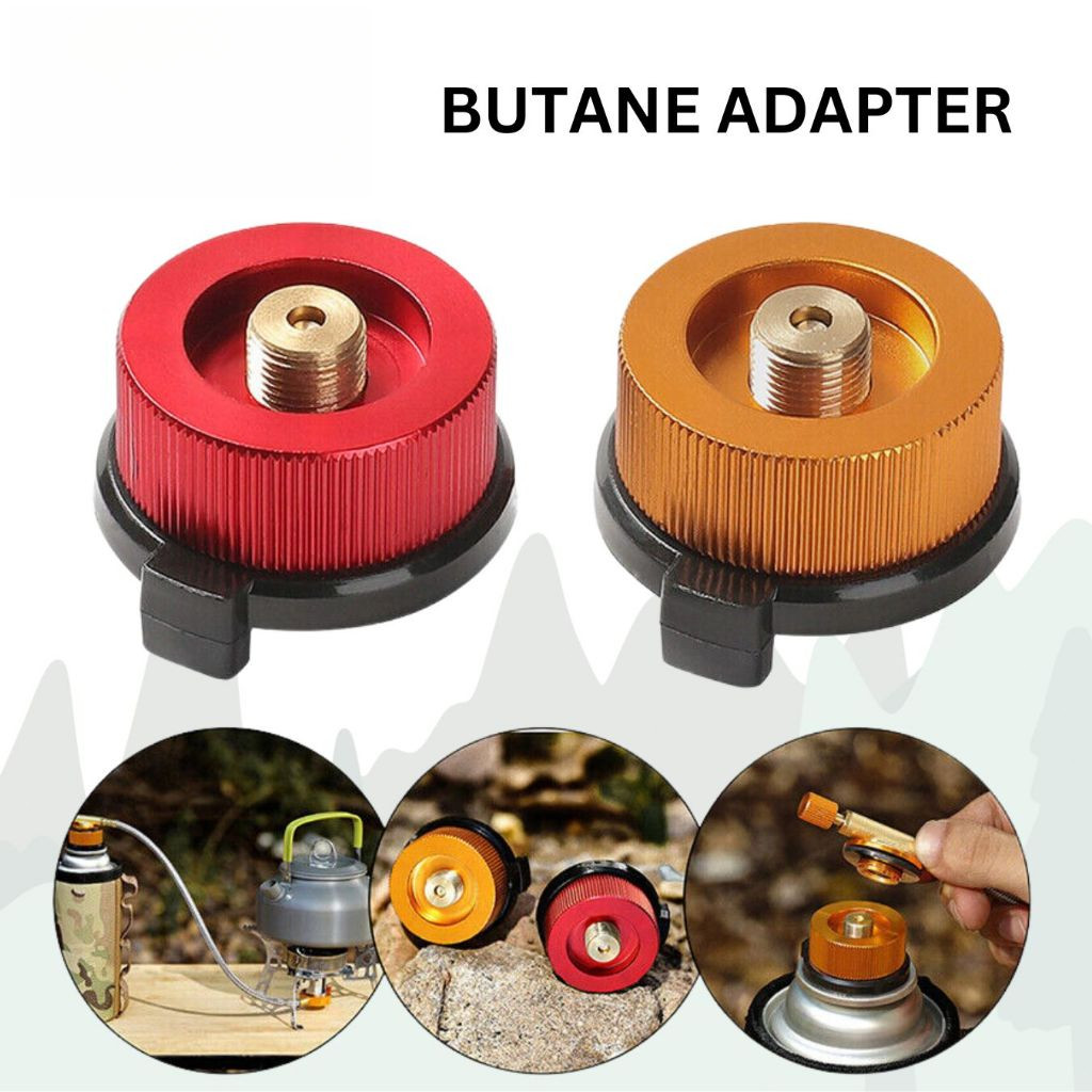 Camping Butane Adapter Gas Stove Burner Connector Converter Canister ...
