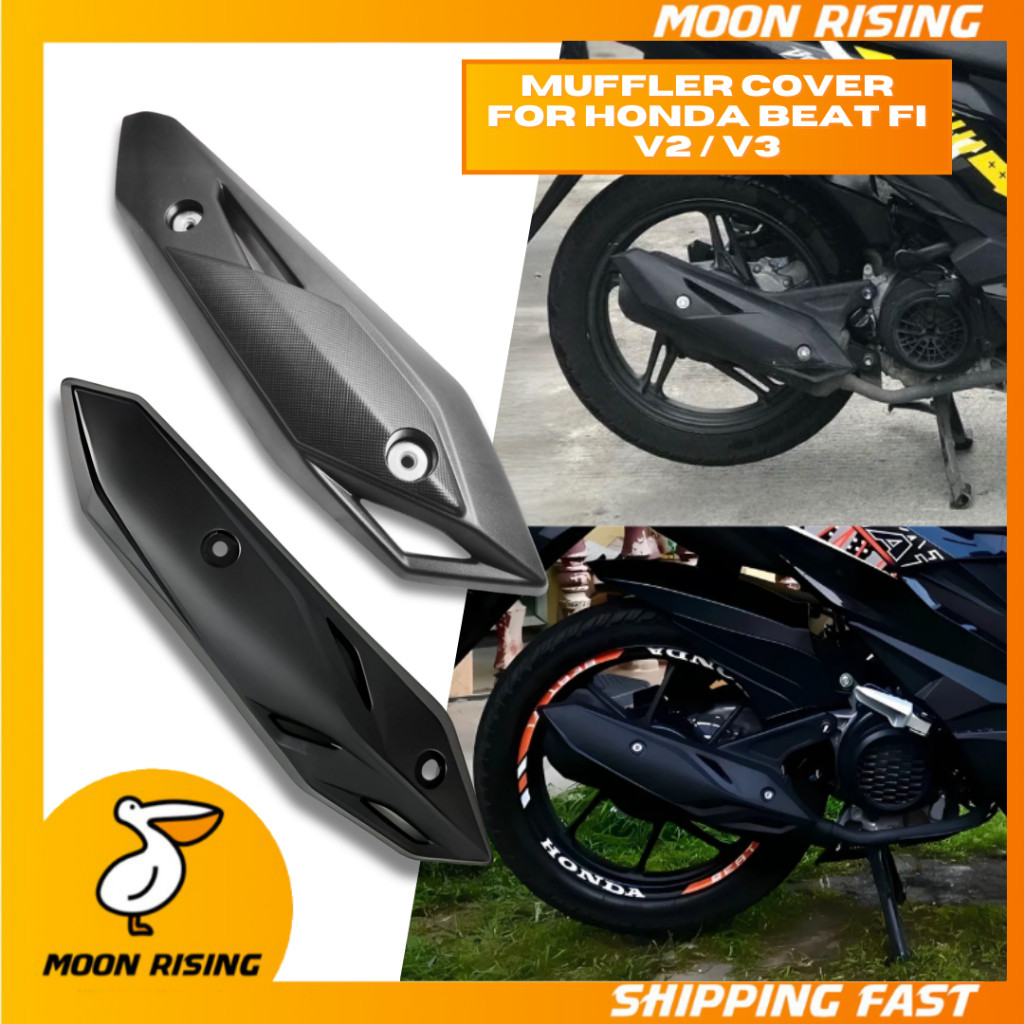 MOTORCYCLE PARTS & ACCESSORIES HEAT GUARD MUFFLER COVER FOR HONDA BEAT ...