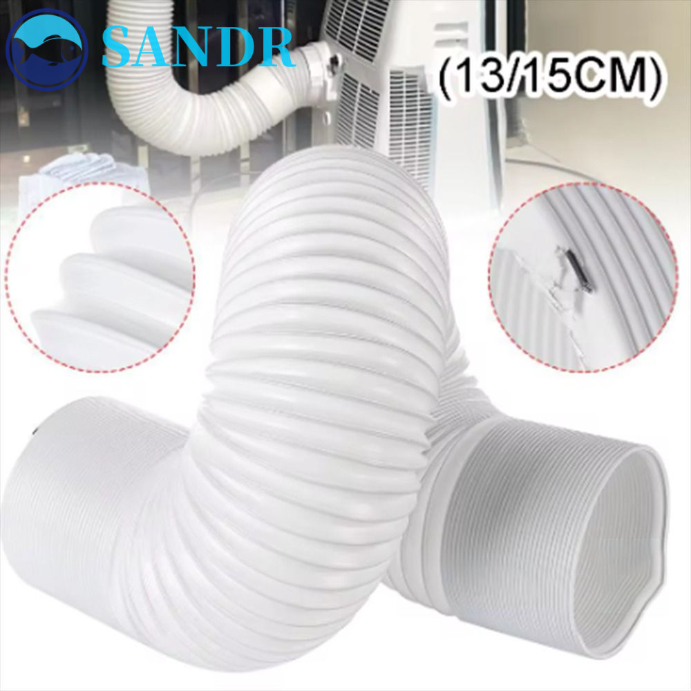 SANDR 130/150mm Duct Extension Pipe, PP Flexible Telescopic Air ...