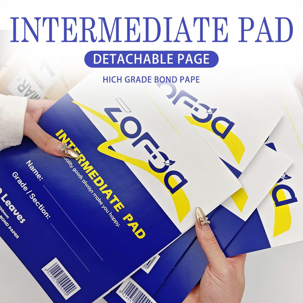 10 PCS 200x250mm 80 Leaves Intermediate Pad Single Line 36 Lines ...