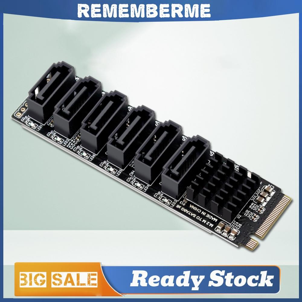 M2 M-EKY PCIE3.0 To SATA6G Expansion Card PCIE Riser for Hard Disk ...