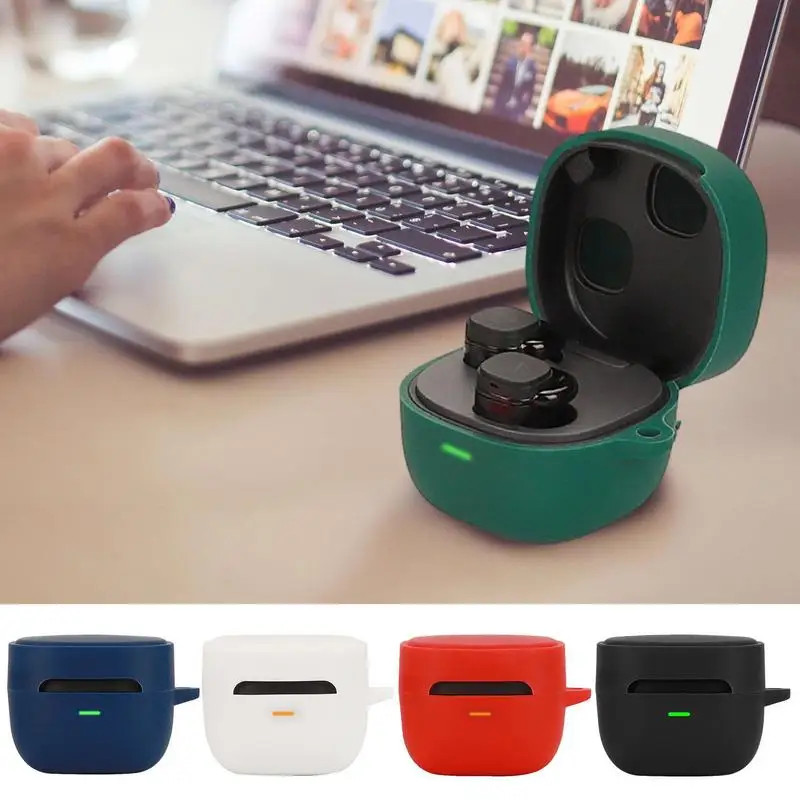 Silicone Wireless Earphones Protective Storage Case for ATH SQ1TW2 ...