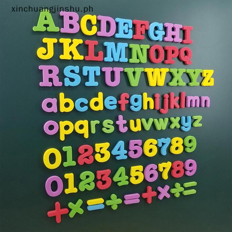 XIN Magnetic Letters Numbers Alphabet ABC 123 Fridge Magnets Plastic ...