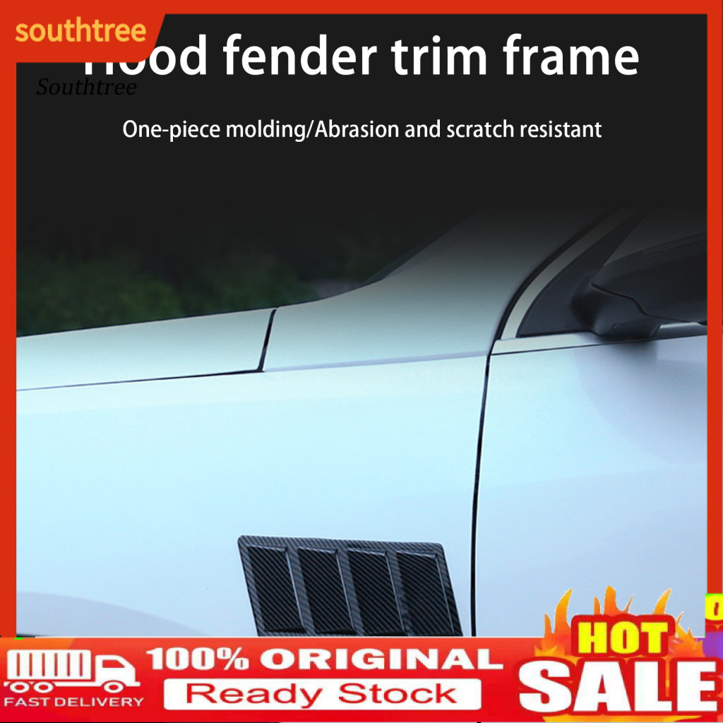 SOU_ 2Pcs ABS Car Decorative Frames for Vehicle 3D Fake Vents Side ...