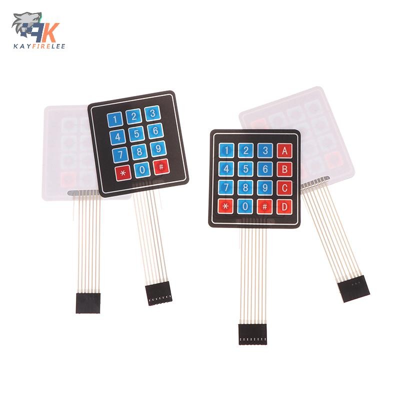 (KFL) Extra Large Buttons 4*4/3*4/matrix Keyboard MCU Expansion ...
