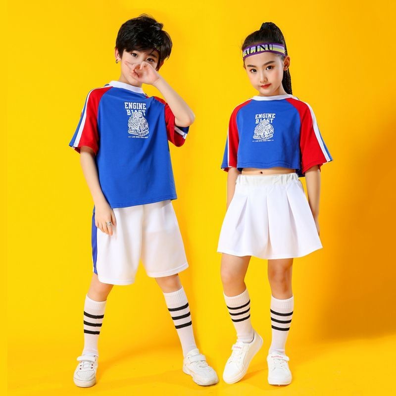 Elementary School Students Cheerleading Costume Girls Lara Exercise ...