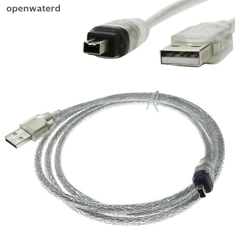 [op] USB Male To Firewire IEEE 1394 4 Pin Male ILink Adapter Cord ...