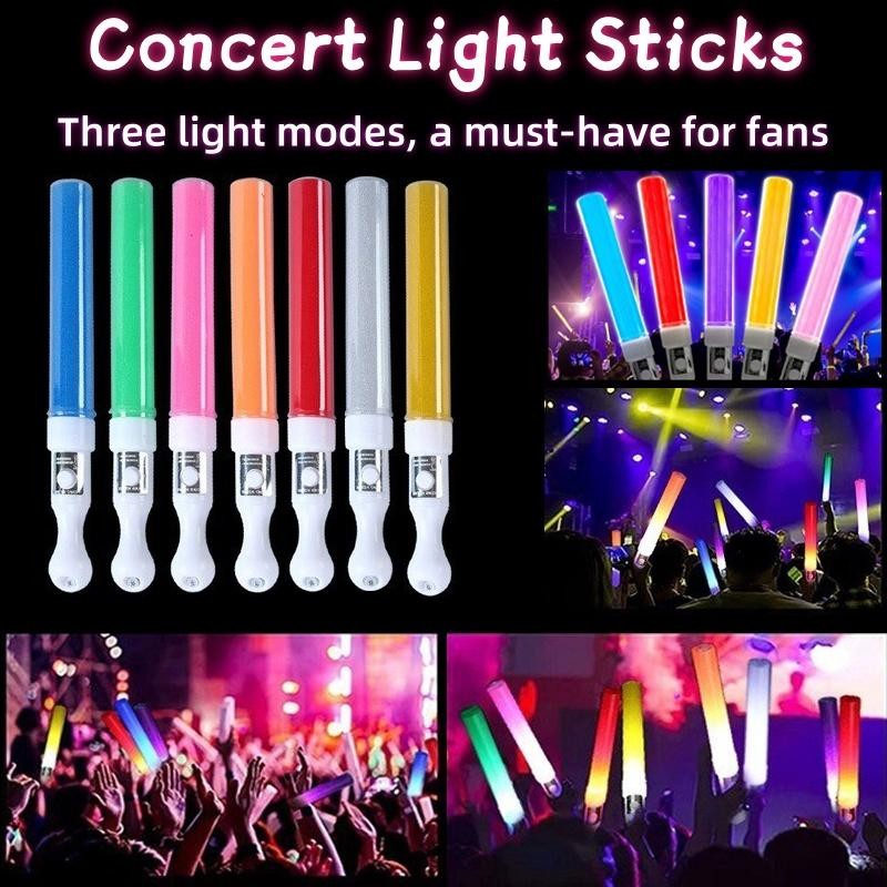 LED Fluorescent Stick Reusable Flashing Concert LED Glow Stick ...