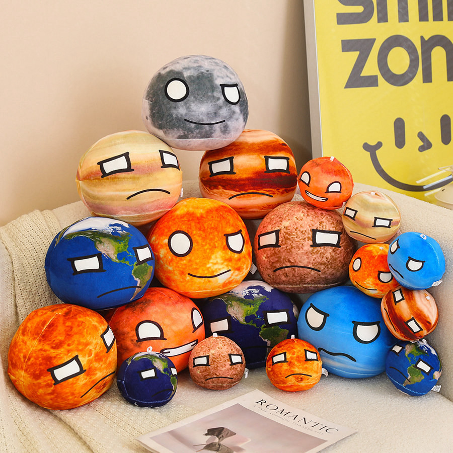 Simulation of the solar system universe planet plush dumplings nine ...