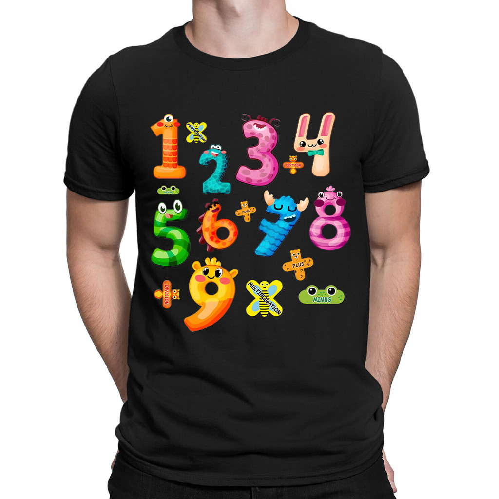 Numbers Day 2024 Math Symbols School Fun Funny Mens T-Shirts #Dne ...