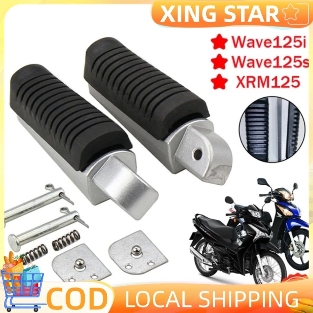 Rear Footrest for WAVE 125i and WAVE125s XRM 125 Motorcycle Rear Pedal ...