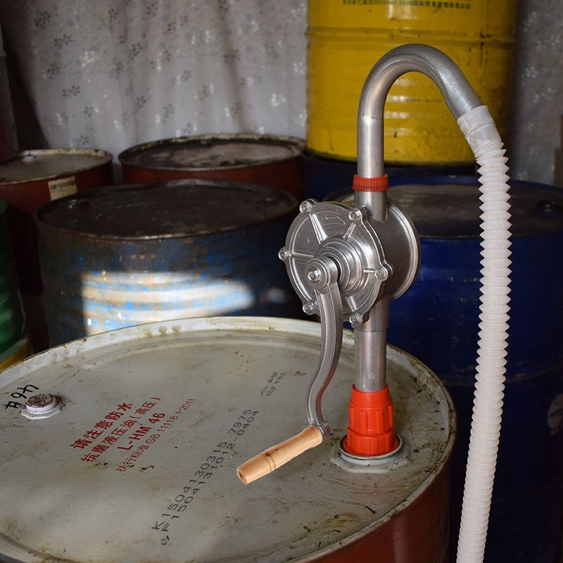 32# Aluminium Diesel Pump Hand Rotary Oil Pump Diesel Fuel Oil Gas ...