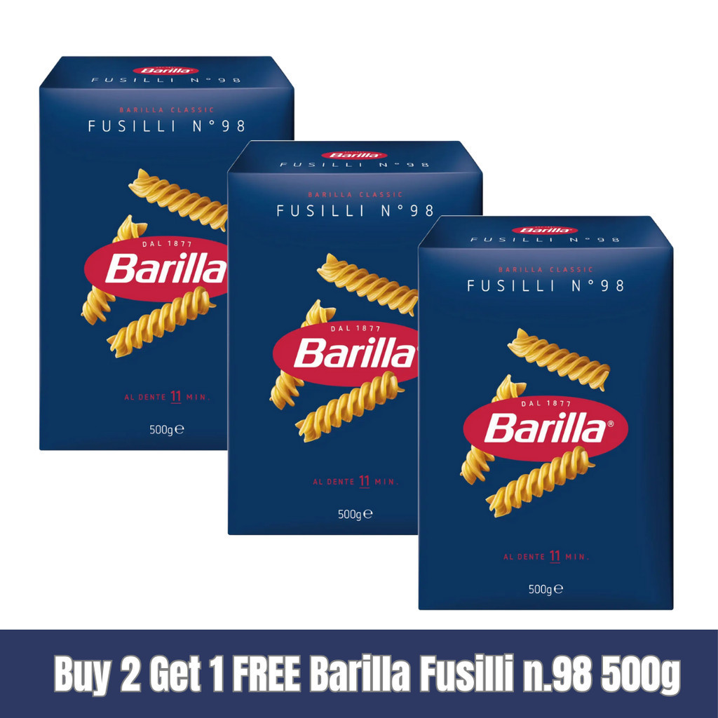 Buy 2 Get 1 FREE Barilla Fusilli n.98 500g Best Before Date 25/Jul/2026 ...