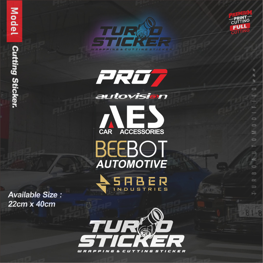 Cutting Sticker 1 SET (PRO7, SABER, BEEBOT, AUTOVISION, AES) Special ...