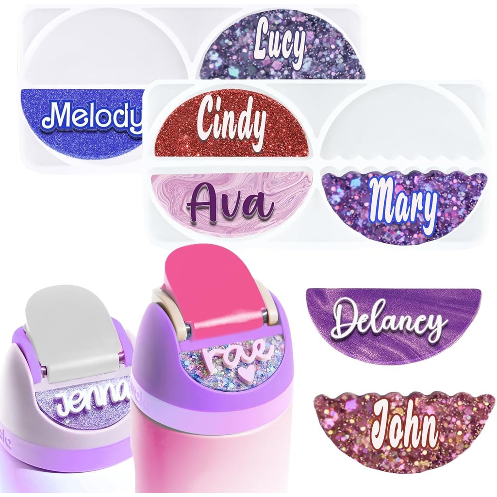 Suitable for Owala Water Bottle Nameplate Resin Mold Silicone Resin ...