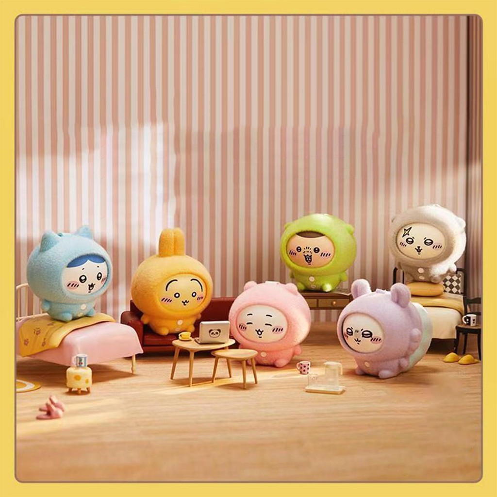 Miniso X Chiikawa Nightwear Face Changing Collection Pendant Vinyl ...