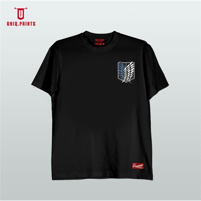 UNIQ.PRINTS ATTACK ON TITANS LOGO GRAPHIC COTTON TSHIRT FOR MEN AND ...