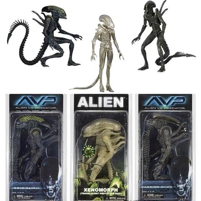 Neca Model 7 Wave AVP Alien Contract Alien vs Predator 23cm High ...