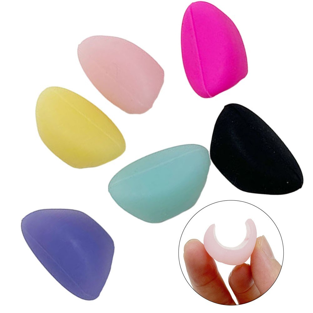 Flute Finger Rest Pink Purple Rose Red Silicone 10g 3*2*1cm Blue Brand ...