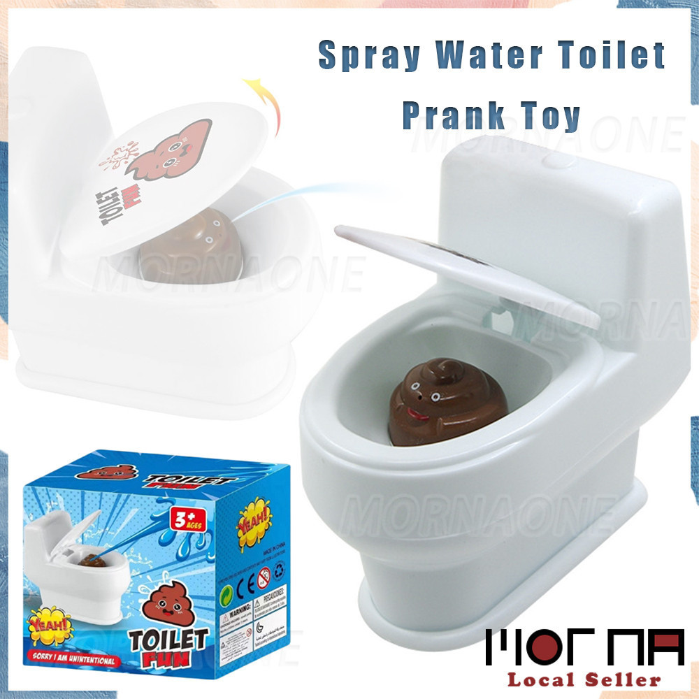 Mini Toilet Toy Prank Toy for Kids Mini Sprinkler Toilet Toys Novel ...