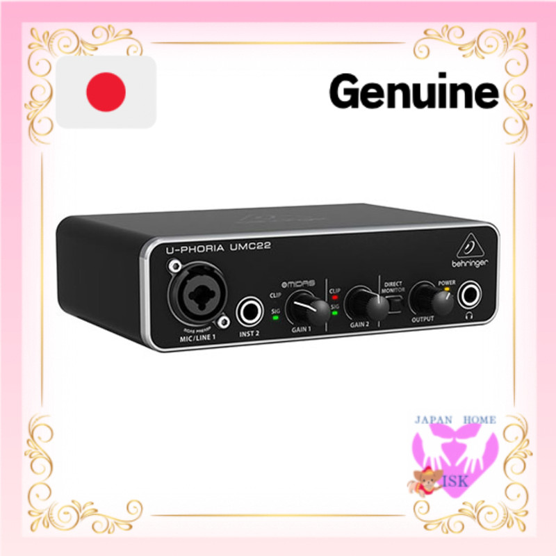 Behringer UMC22 U-PHORIA 2-input 2-output USB Audio Interfacedirect ...