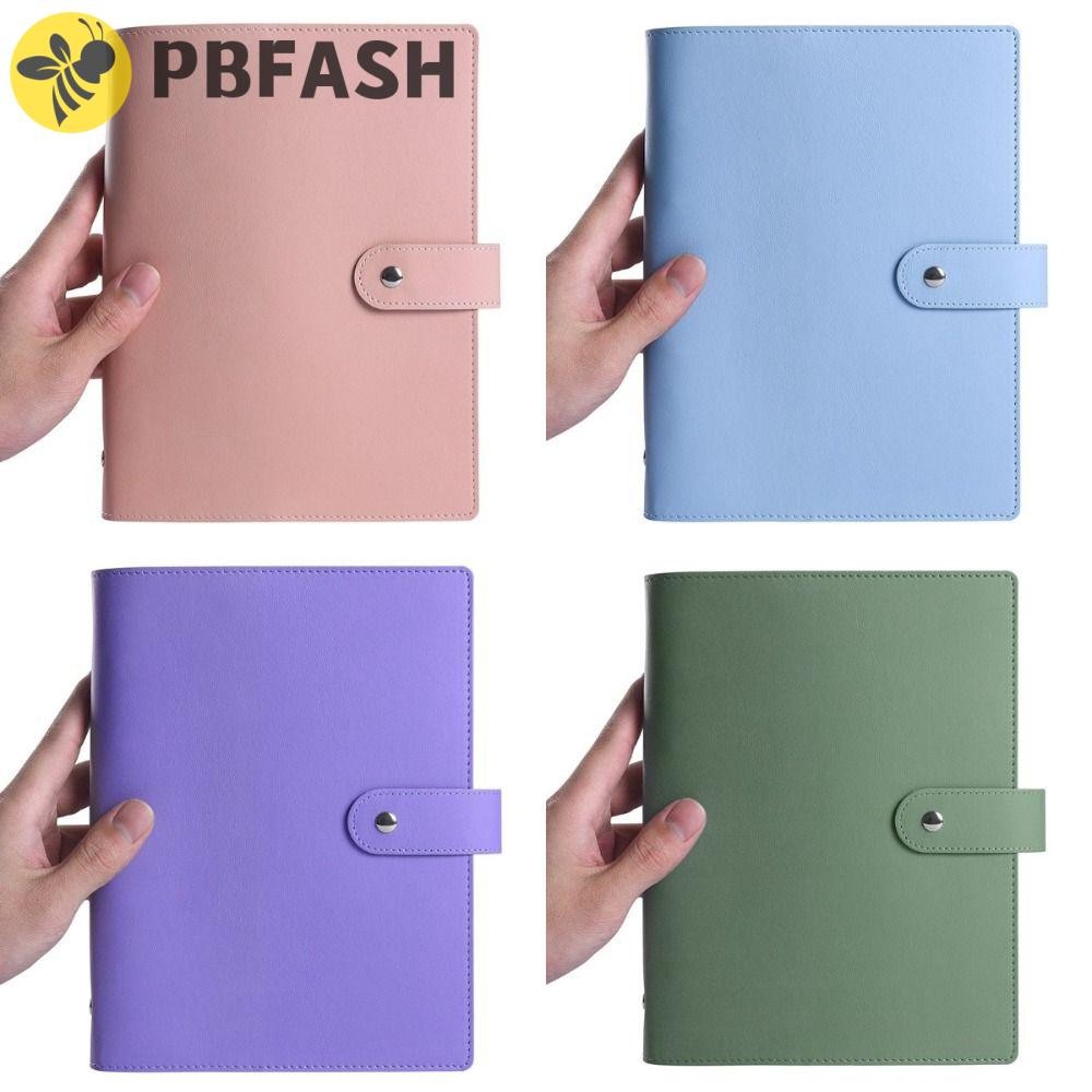 PBFASH A5/A6 Binder Notebook Cover, PU Leather Refillable Loose Leaf ...