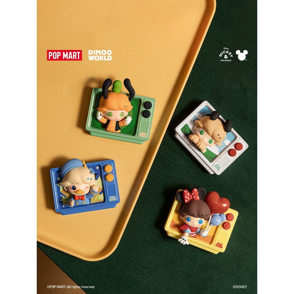 POPMART Pop mart DIMOO WORLD × Disney Series Fridge Magnets Blind Box ...