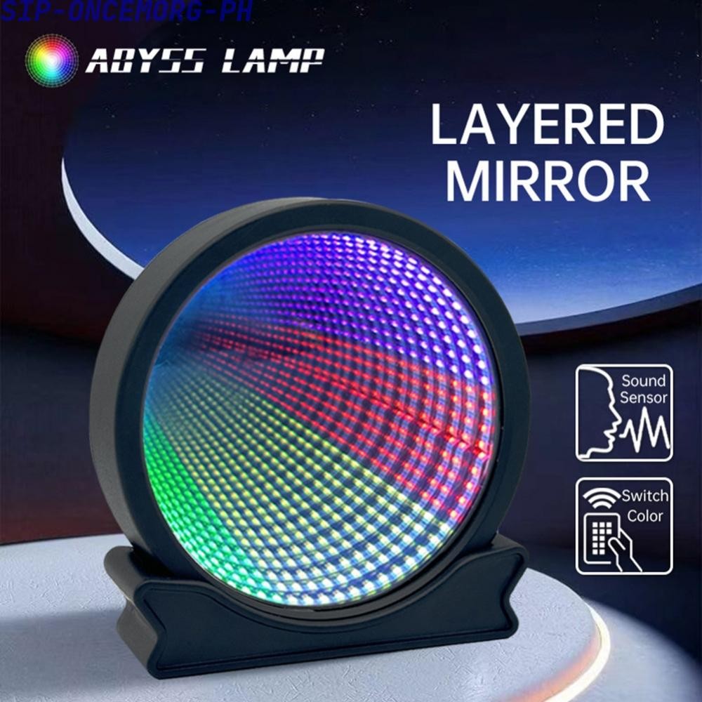 LED Infinity Mirror Light with Sound Sensor for Captivating Visuals and ...