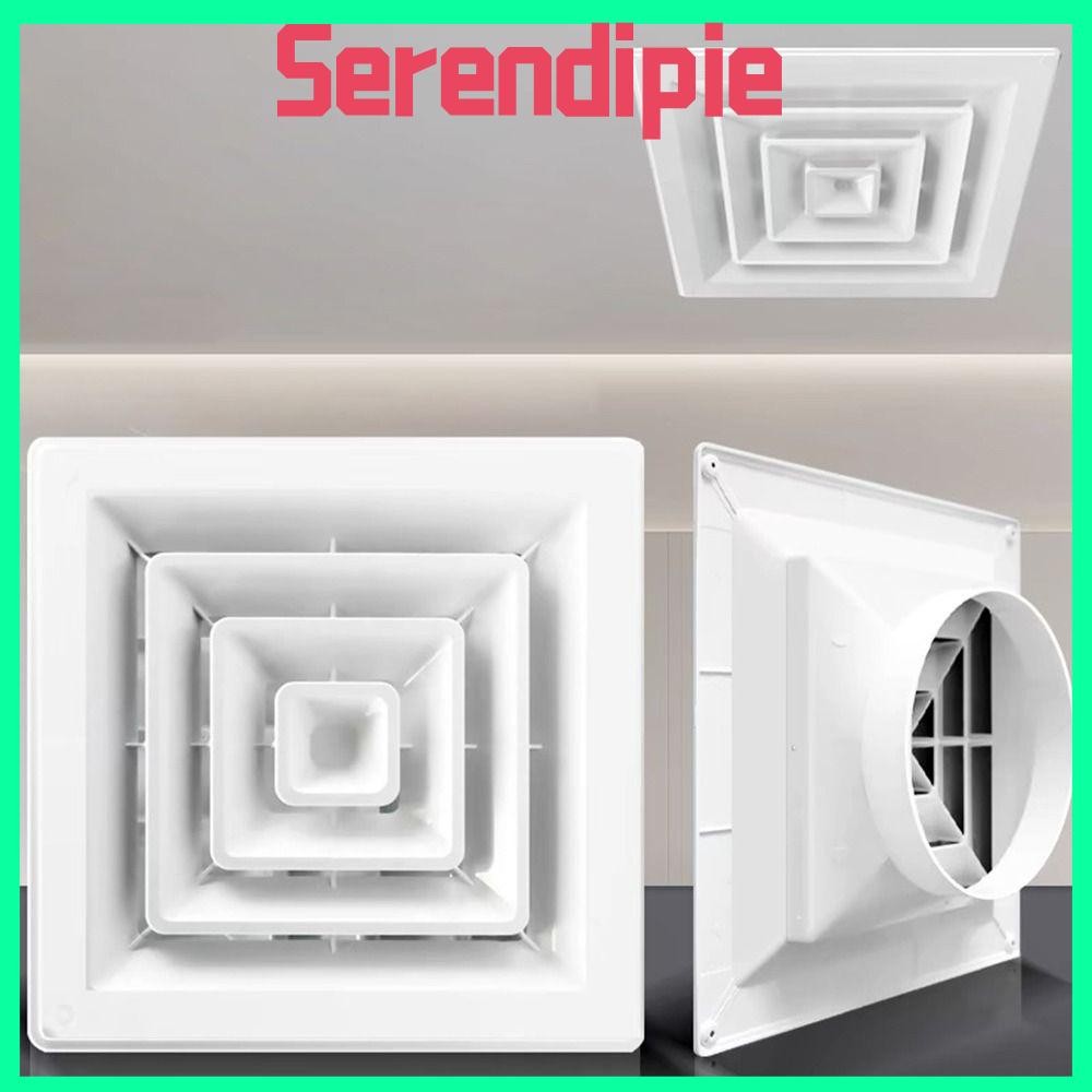 SERENDIPIE Ceiling Diffuser, Easy to Install Square Ventilation Fan ...