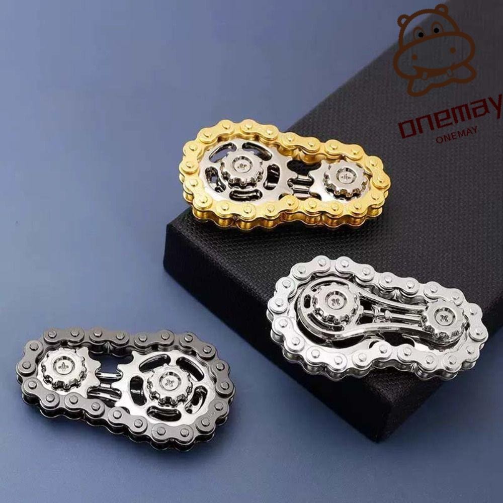 ONE-MAYSHOW Sprocket Fidget Spinner, EDC Spinner Antistress Anxiety ...