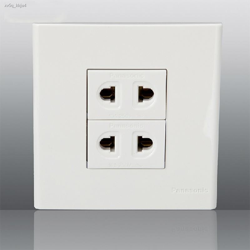 Panasonic switch socket panel Hongcai series 86 type two-two socket two ...
