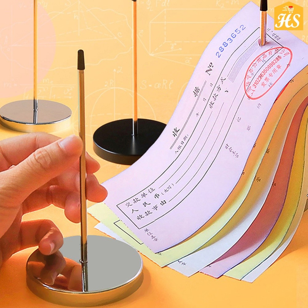 HS Memo Holder Spike Stick for Bill Menu Holder Paper Pin Receipt ...